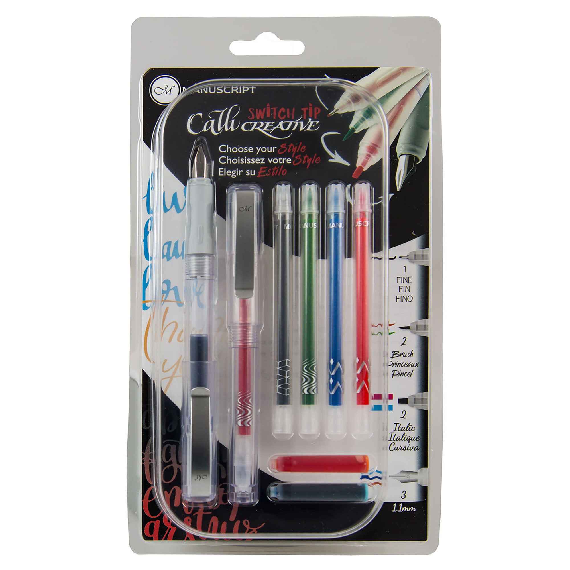 Manuscript Calli Creative Deluxe Switch Tip Set