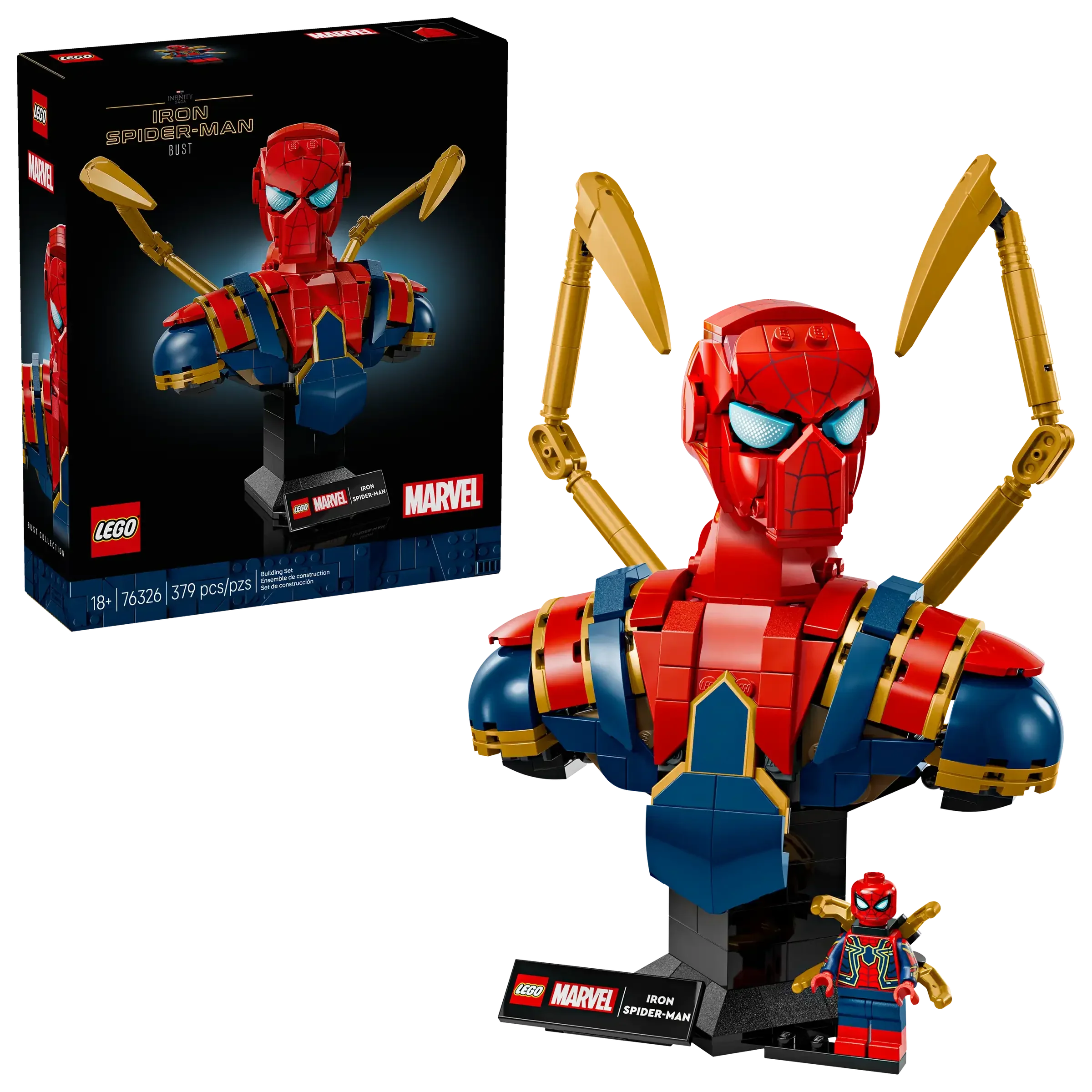 Lego Super Heroes Marvel Iron Spider-Man Bust